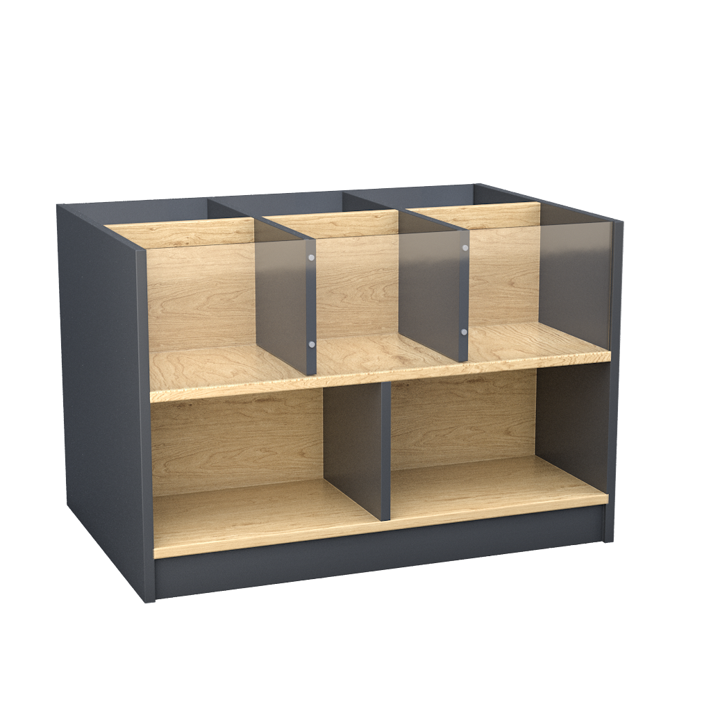 6 Hole Display Cube | EFI Furniture